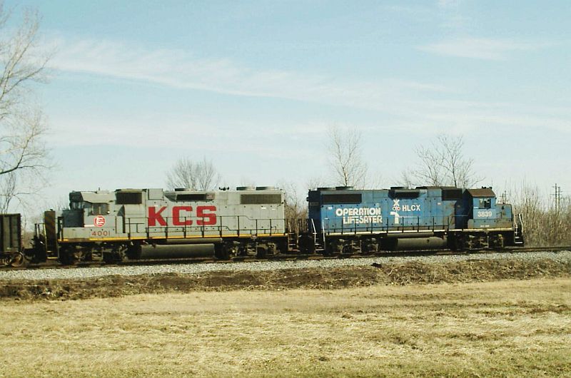 KCS 4001 and HLCX 3839